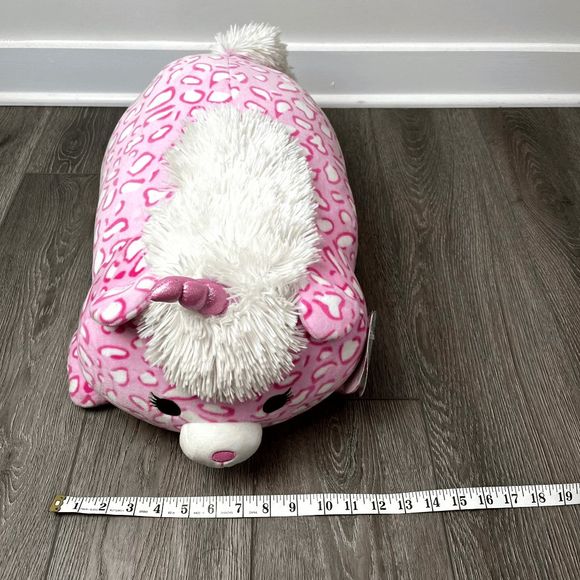 Toys | New Squishmallow Laying Hug Mees Wen 18 The Pink Cheetahcorn ...